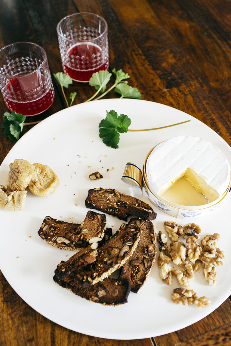 Fig and Walnut Crackers - party food • Amber Rossouw